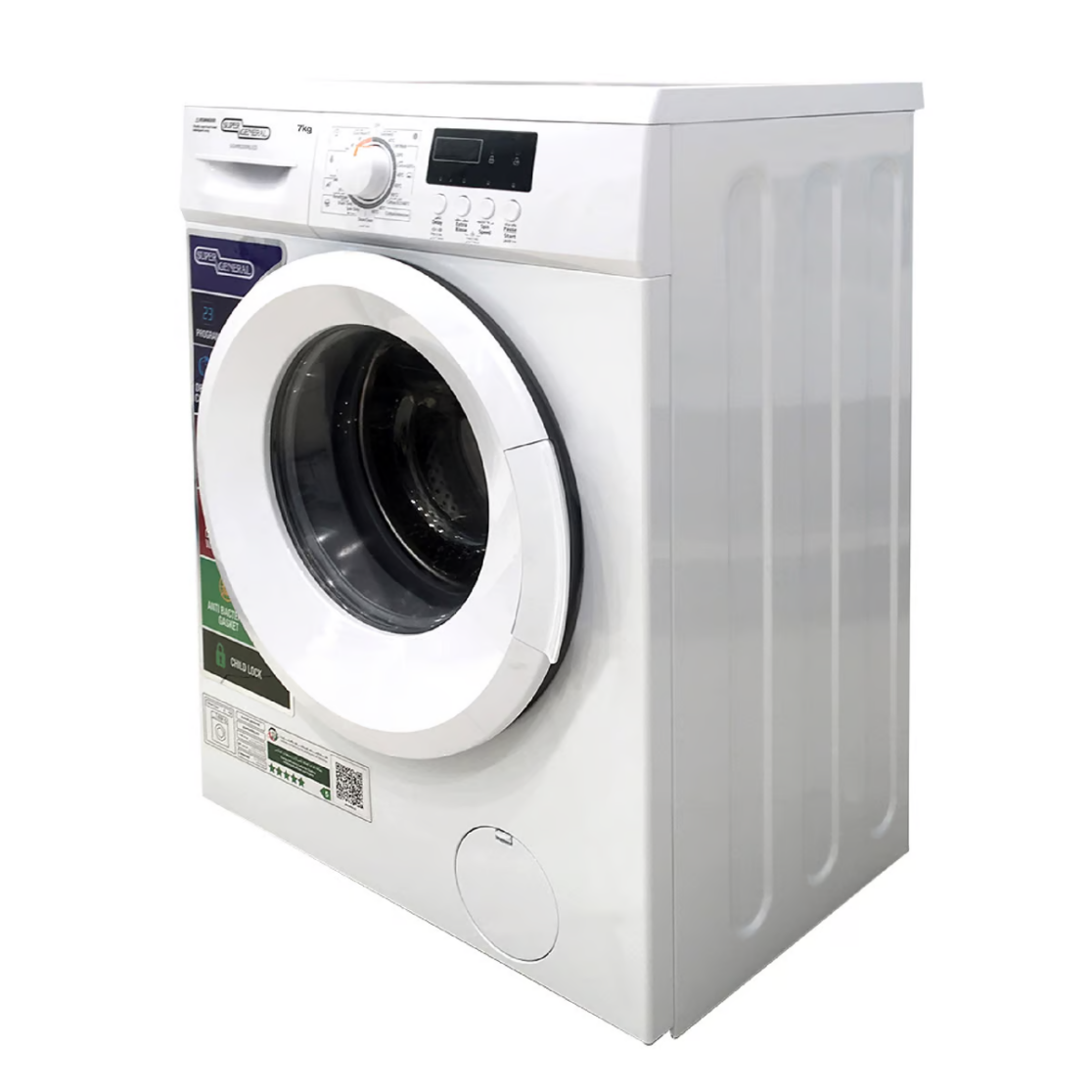 SUPER GENERAL 7KG FRONT LOAD WASHING MACHINE SGW7200NLED – AJE Emporium