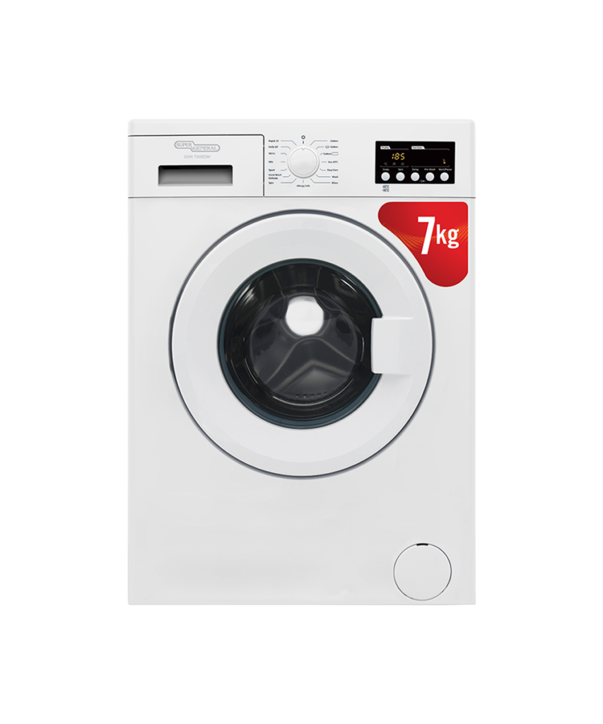 SUPER GENERAL 7KG FRONT LOAD WASHING MACHINE SGW7300EDM – AJE Emporium