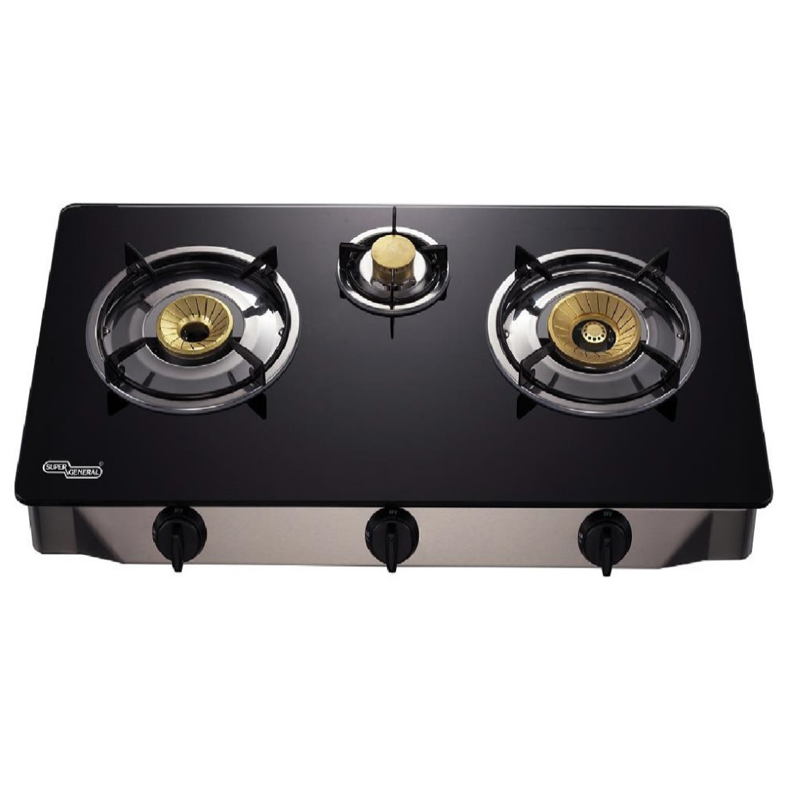 SUPER GENERAL Table Top Gas Stove 3 Burner SGBG013G – AJE Emporium